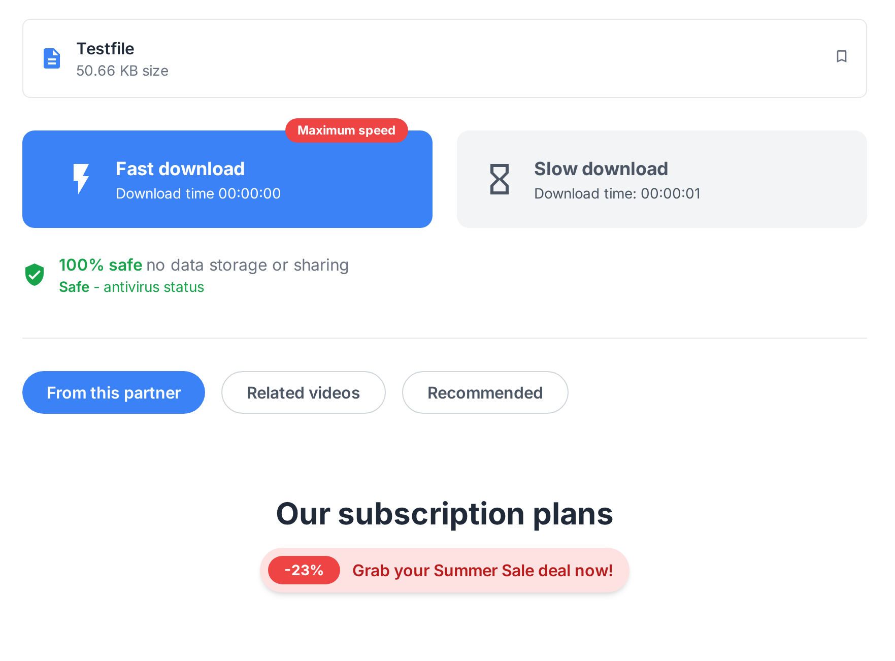 Features of Filehoster - Keep2Share